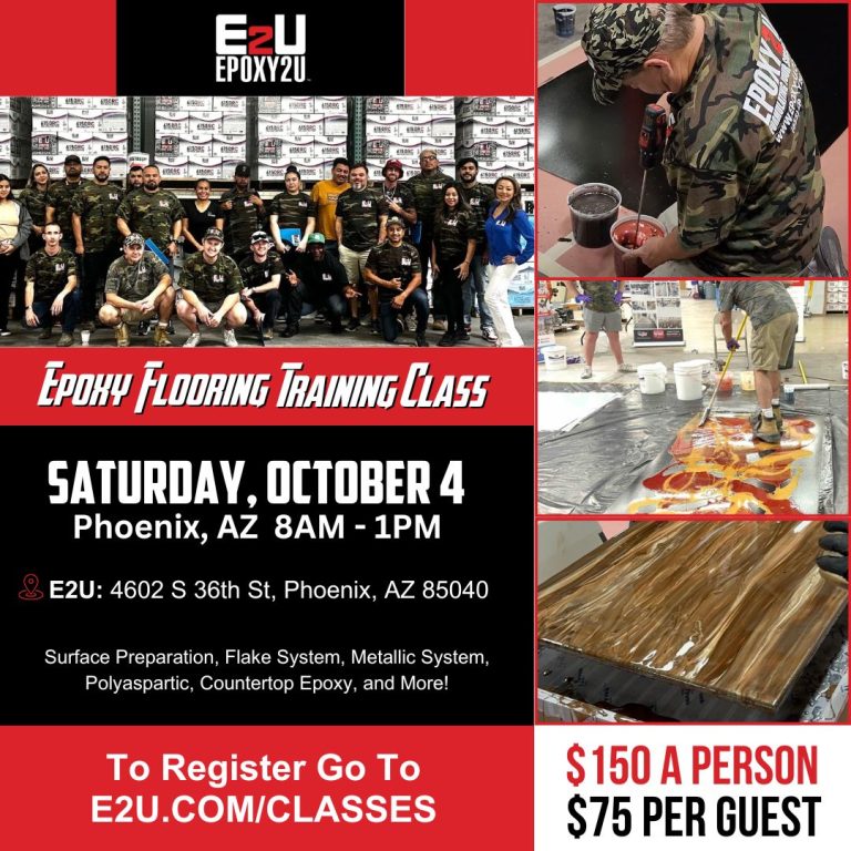 EDU -Epoxy Flooring Training Classes Near You